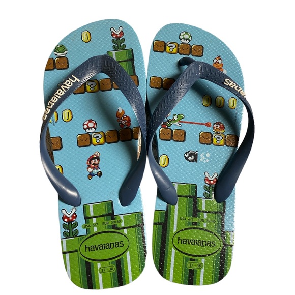 Havaianas | Shoes | Havaianas Super Mario Flipflops Size 67 | Poshmark